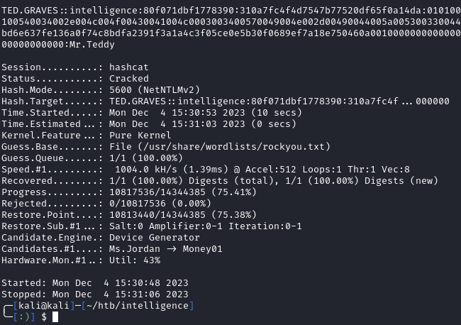 Intelligence - HackTheBox | amartinsec