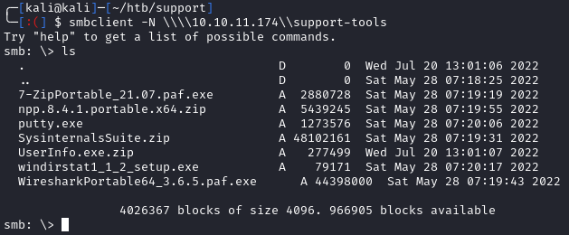 Support - HackTheBox | amartinsec